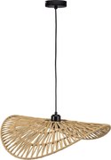 Toolight Toolight, závěsné stropní svítidlo 50cm, 1xE27, APP1739-1CP, hnědá-černá, OSW-06062