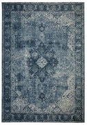 Flair Rugs, Kusový koberec Manhattan Antique Blue, 200x290, modrá, ložnice