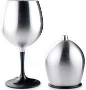 Kempingové nádobí gsi outdoors glacier stainless nesting red wine glass