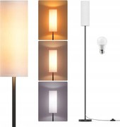 Moderní Lampa 12W Stojací Regulovatelná, Led, Stínidlo 164 CM