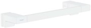 Hansgrohe AddStoris - Madlo pro sprchové dveře, délka 400 mm, matná bílá 41759700