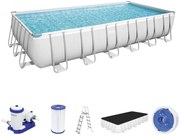 BESTWAY Power Steel Bazénový set 732 x 366 x 132 cm, kartušová filtrace 56474