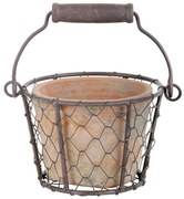 Ručně vyrobený květináč z terakoty ø 12 cm – Esschert Design