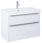 Jika Pure - Skříňka s umyvadlem, 80x54x42 cm, 2 zásuvky, lesklá bílá H40B2344025002