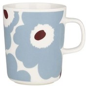 Hrnek Oiva Unikko Wine Red 2,5 dl Marimekko