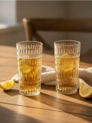 Sinsay - Sklenice s reliéfním vzorem 2 pack - clear