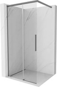 Mexen Rox sprchová stěna Walk-in 120 x 200 cm, transparentní 8 mm, gun metal - 8C2-120-003-95-00