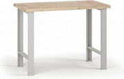 Dílenský pracovní stůl G7, buková spárovka, 1200 x 685 x 840 mm
