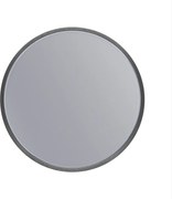 Erga Round, kulaté zrcadlo 30cm, černý rám, ERG-V01-ROUND-3030-BK