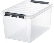 Smartstore Classic Box s víkem, 60 × 40 × 31 cm, 47 l, transparentní
