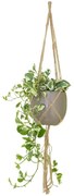 Látkový závěs na květináč ø 13 cm (výška 100 cm) Macramé – Artevasi