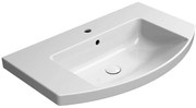 Sapho GSI Norm - Umyvadlo 80x50 cm, s přepadem, otvor pro baterii, ExtraGlaze, bílá 8644111