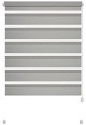 Šedá roleta den a noc 57x150 cm Zebra – Gardinia