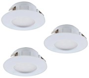 Eglo 95807 - SADA 3x LED podhledové svítidlo PINEDA 1xLED/6W/230V