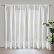 ZÁCLONA NA PÁSCE EVA MINGE ROSES3 350X270 CM BÍLÁ