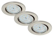 Briloner 7220-032-SADA 3x LED Koupelnové podhledové svítidlo FIT 1xGU10/5W/230V