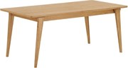 Rozkládací jídelní stůl s přídavnou deskou v dekoru dubu 90x180 cm Darwin – House Nordic