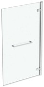 Ideal Standard i.Life - Vanová zástěna s držákem na ručník, 90 cm, pravá, silver bright/čiré sklo T4888EO