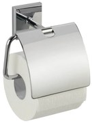 WENKO Držák WC papíru BEZ VRTÁNÍ PowerLoc LACENO kovově lesklý 14x15x8 cm