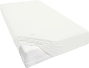 Biberna Žerzejové napínací prostěradlo (krémová, 140–160 x 200–220 cm)