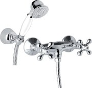 Mereo Mereo, Sprchová nástěnná baterie, Retro Viktorie, s příslušenstvím, chrom, CBL601