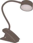 KingBerry Stolní LED lampa s klipem CONSES 5,8W 200lm 3000-6500K, 12x7,6x35,7 cm