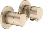 Keuco Edition 400 - Termostatická baterie pod omítku, pro 2 spotřebiče, kartáčovaný bronz 51553031221