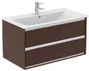 Ideal Standard Connect Air - Skříňka pod umyvadlo 100x44x52 cm, hnědá mat/bílá mat E0821VY