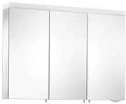 Keuco - Zrcadlová skříňka s LED osvětlením, 100x70x15 cm, hliník 24204171301