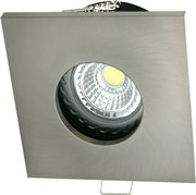 Bodovka do koupelny IP65 FIALE/GU10 stříbrná barva 82X82X52 mm