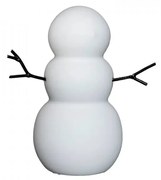 Keramický sněhulák Snowman White 11 cm DBKD