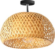Toolight Toolight, stropní svítidlo 1xE27 APP1577-5C, přírodní hnědá, OSW-03618