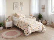 Povlečení do postýlky z Renforcé bavlny FLORI DREAM barevné Rozměr povlečení: 45 x 65 cm | 90 x 135 cm