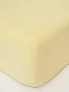 MK Lůžkoviny Jersey prostěradlo Classic 200 x 200 cm – pastelově žlutá