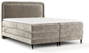 Světle hnědá boxspring postel 180x200 cm Dove – Maison de Rêve