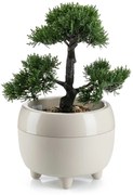 PLASTOVÝ KVĚTINÁČ BOTANICE 30X24 CM BÉŽOVÁ