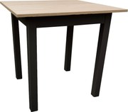 Dede Kuchyňský stůl MINI 80 x 60 cm - dub sonoma / černá