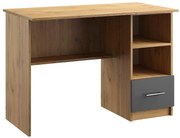 Pracovní stůl OFFICE KIT 4 pravý dub apalačský/šedá
