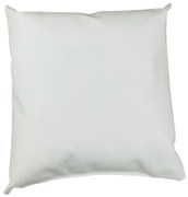 Polštář bíly 40x40cm ekokůže TiaHome
