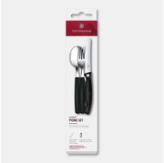 Victorinox - Sada příborů na piknik SWISS CLASSIC 3 ks černá