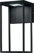 FAN LED-W-GRIS-NER Venkovní nástěnné svítidlo LED GRIS hliník černá 12W 1390lm CCT IP54 28x15x12,6 cm - FANEUROPE