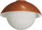 OS LUK60522 LUKIDA 3 stropní/nástěnné skleněné svítidlo terakota / bílá IP65 4000 K 27W LED - OSMONT