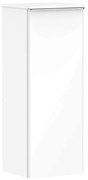 Hansgrohe Xelu Q - Boční skříňka 40x107x35 cm, 1 dvířka, panty vpravo, lesklá bílá/chrom 54131000