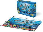 PRIME 3D PUZZLE - Delfíni 63 dílků