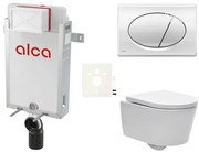 Cenově zvýhodněný závěsný WC set Alca k zazdění + WC SAT Brevis SIKOAW2