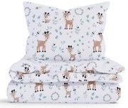 MK Lůžkoviny Bavlněné povlečení Renforcé - Bambi 140 × 200 cm, 70 x 90 cm