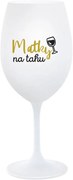 MATKY NA TAHU - bílá sklenice na víno 350 ml