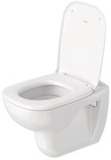 Duravit 45350900A1 - Závěsné WC s prkénkem D-CODE keramika/lesklá bílá