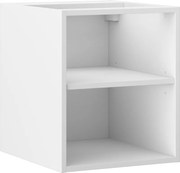Mexen Box-A, otevřená skříňka s policí 40 cm, bílá matná, 91AX2-0400-470-0-01