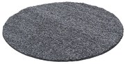 Tmavě šedý kulatý koberec ø 160 cm Life – Ayyildiz Carpets